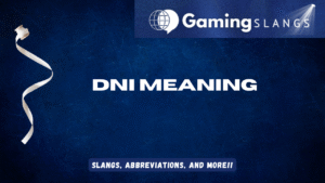 DNI Meaning - Gaming Slangs